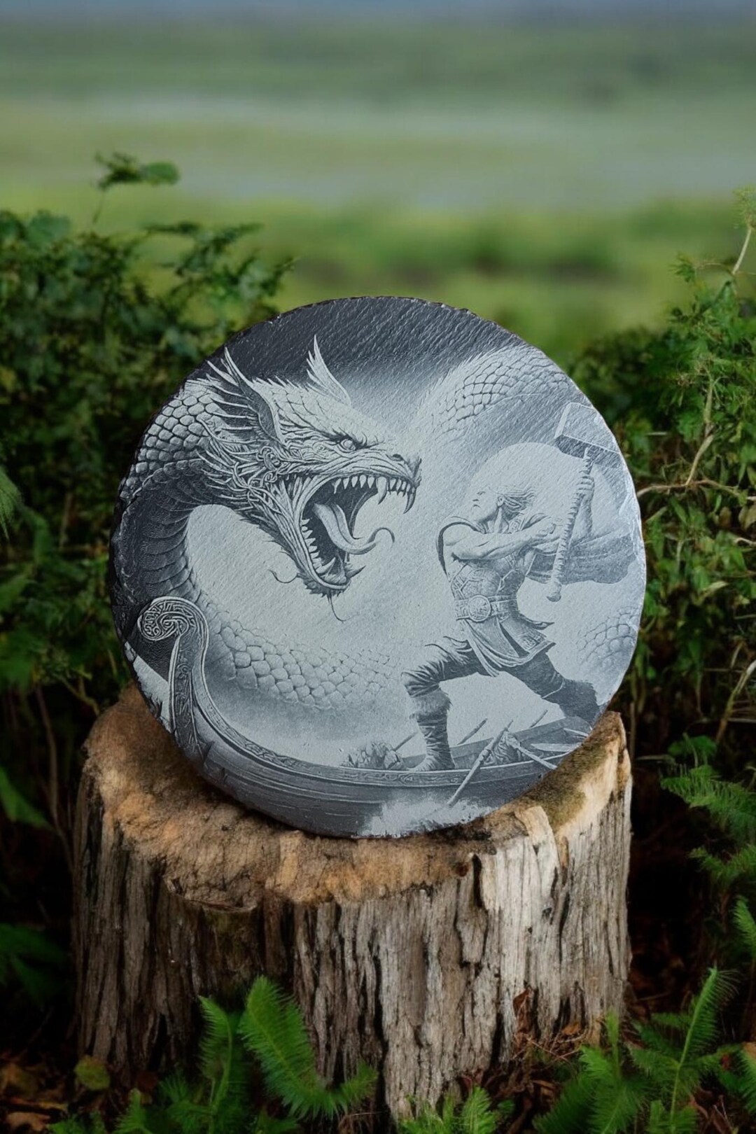 Thor Against Jörmungandr, Legends, Odin, Vikings, Viking Decoration ...