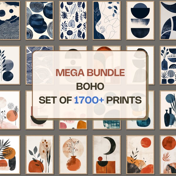 Boho Prints - Etsy