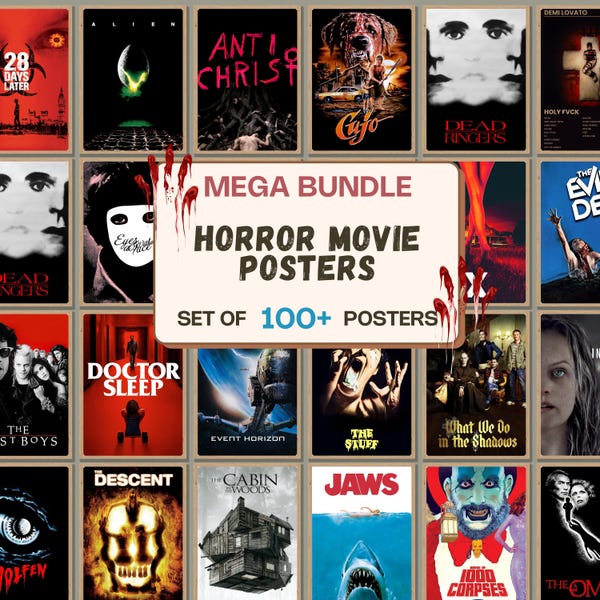 Horror Movie Poster - Etsy