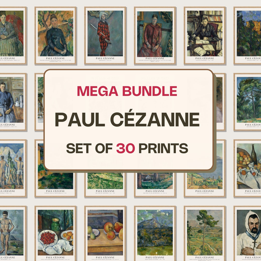 Paul Cezanne Print Art Collection – Set mit 30 Drucken, Cézanne Print ...