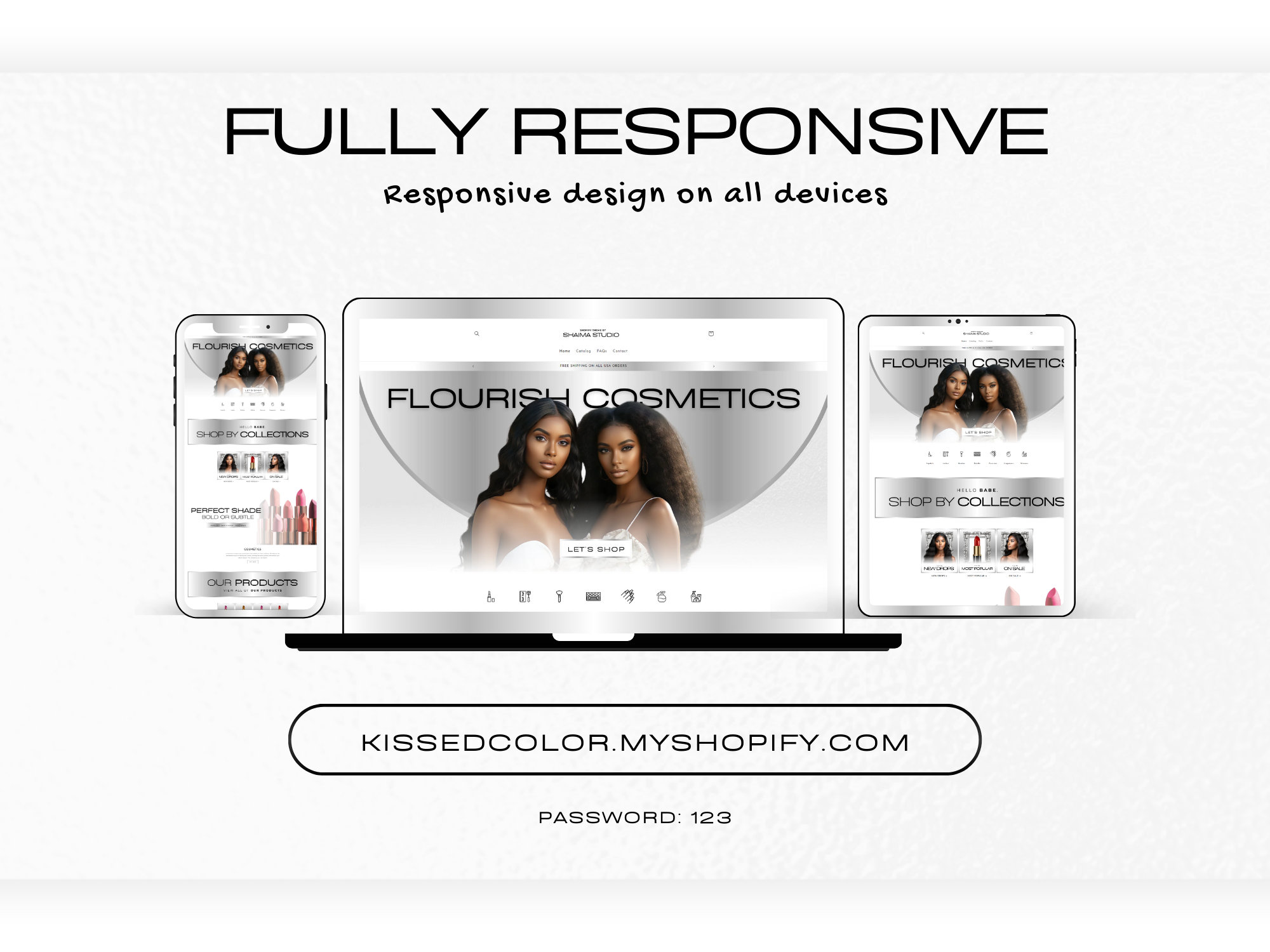 Beauty Shopify Theme | Lipgloss Business Web Banners | Cosmetics ...