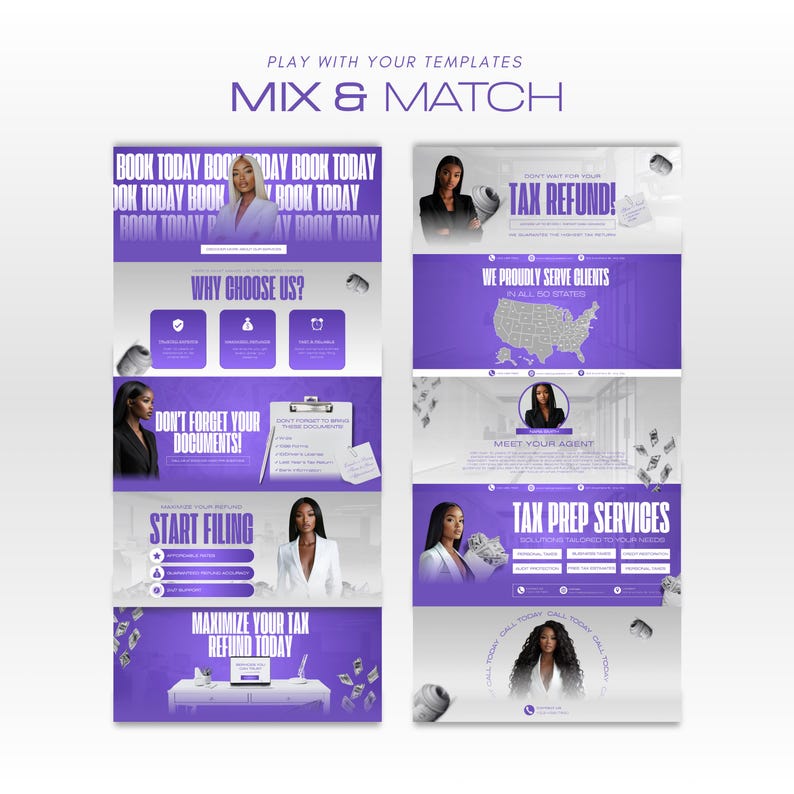 30 Tax Prep Banners | Accountant Templates | Corporate Business Website ...