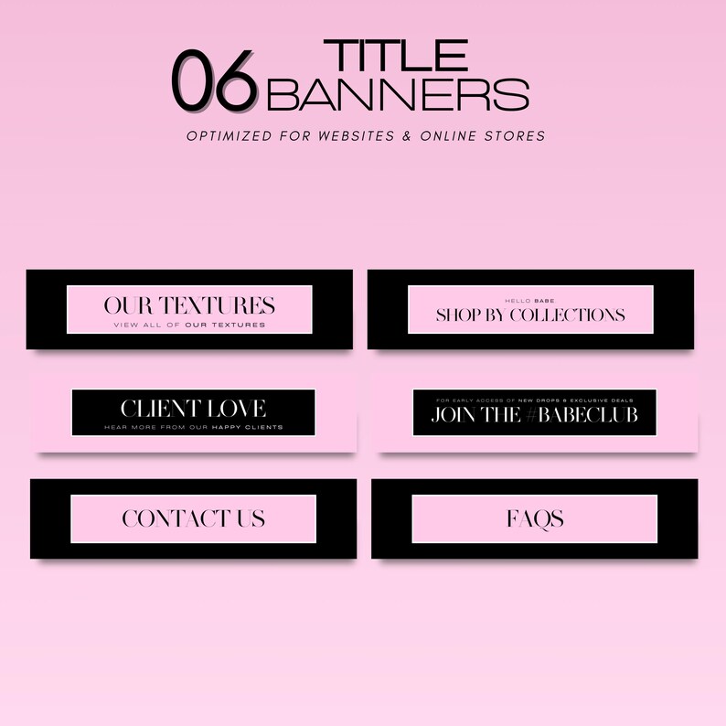 70 Hair Web Banners Bundle | Hair Stylists Website Banner Pack | Hair ...