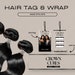 Hair Extension Tags and Wraps Templates Hair Business Branding Canva ...