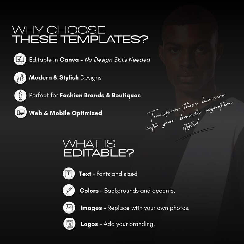 Men's Fashion Web Banners: 70+ Boutique & Streetwear Templates (canva ...