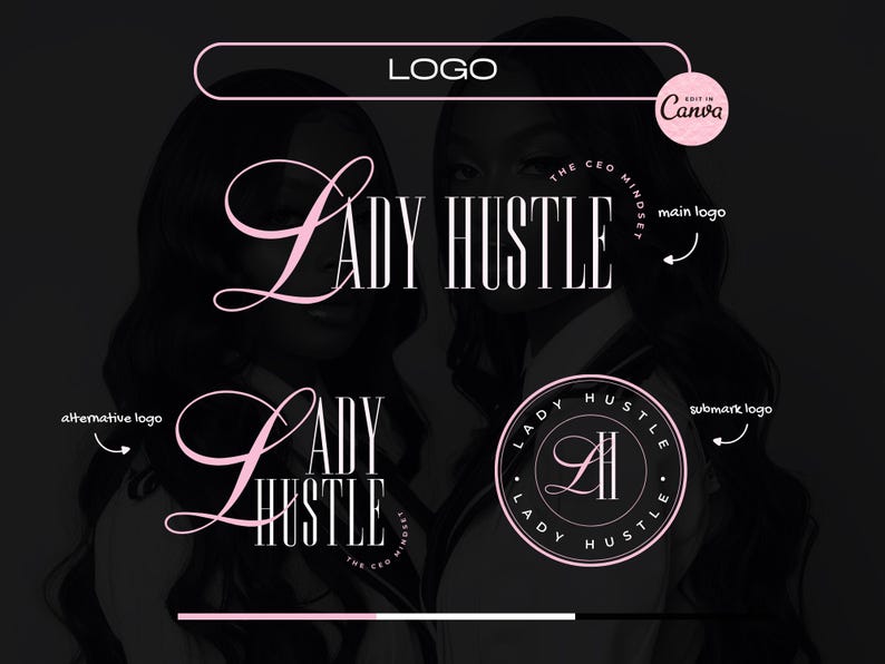 Premade Logo Beauty Logo Signature Logo Canva Logo Luxury Logo Makeup ...