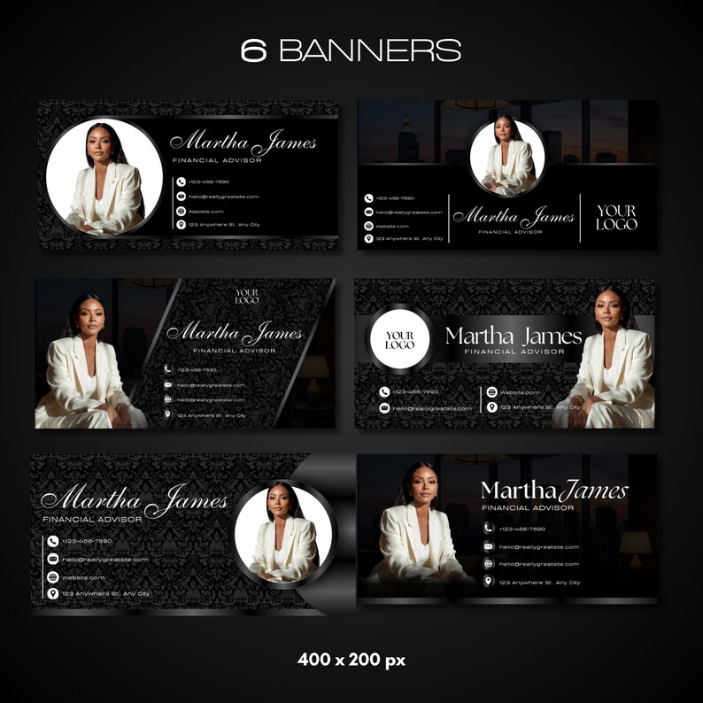 Email Signature Template for Women Entrepreneurs, Canva Editable ...