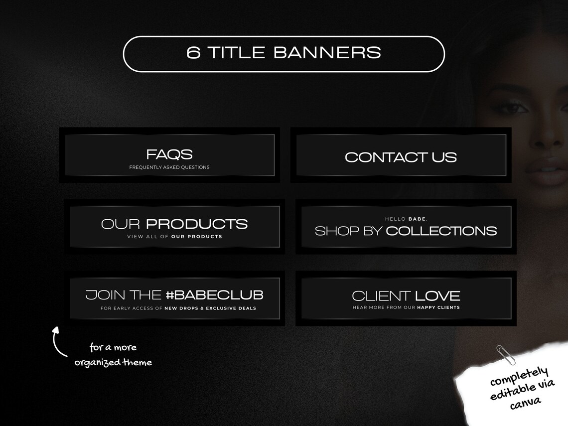 Cosmetics Website Banner Templates | Beauty Website Headers | Shopify ...
