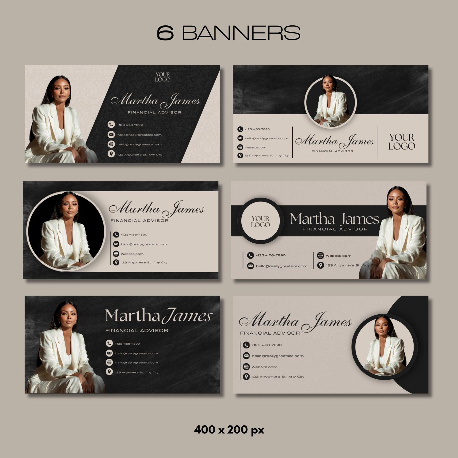Professional Email Signature Template for Gmail and Outlook, Luxury ...