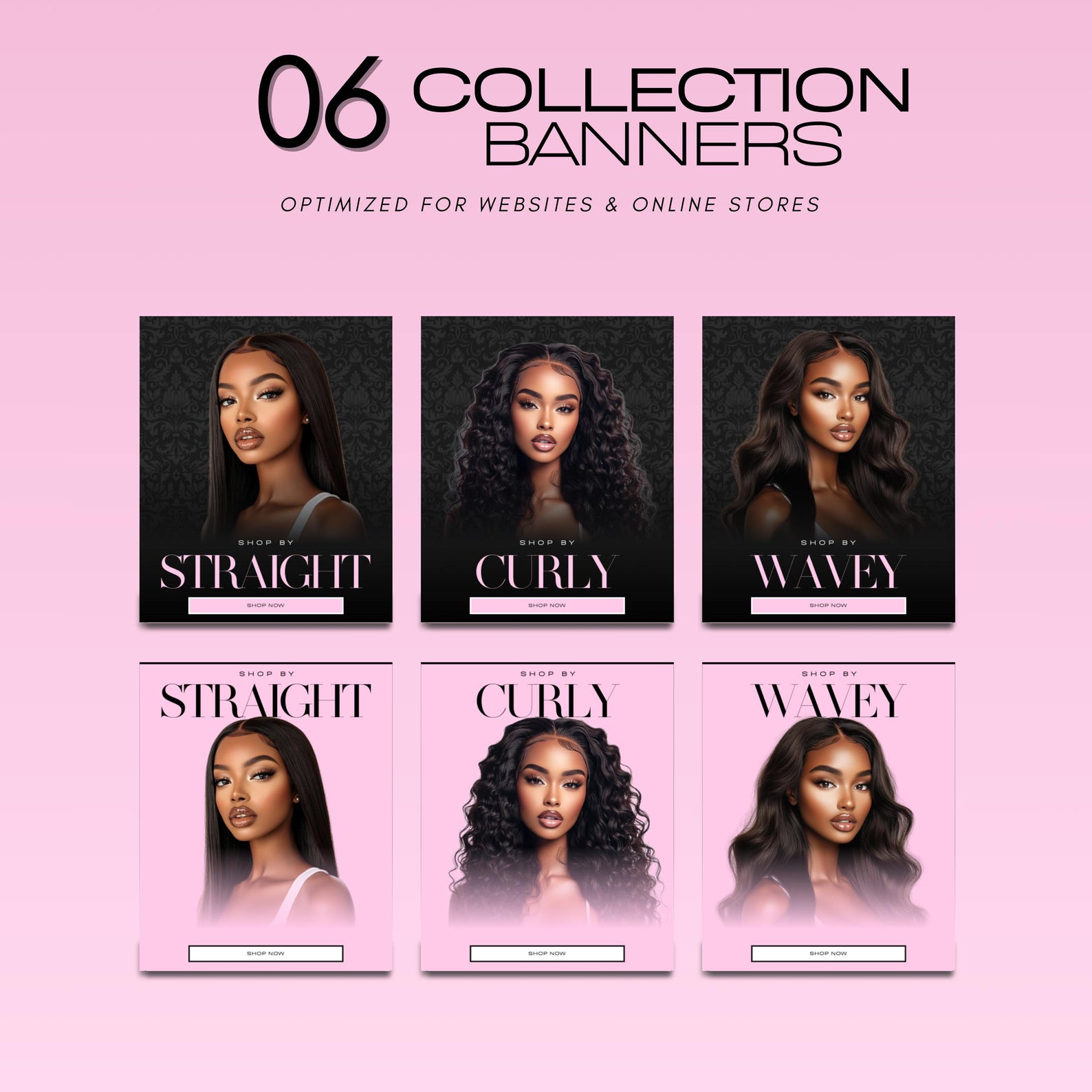 70+ Hair Website Banner Templates | Hairstylist & Salon Branding Kit ...