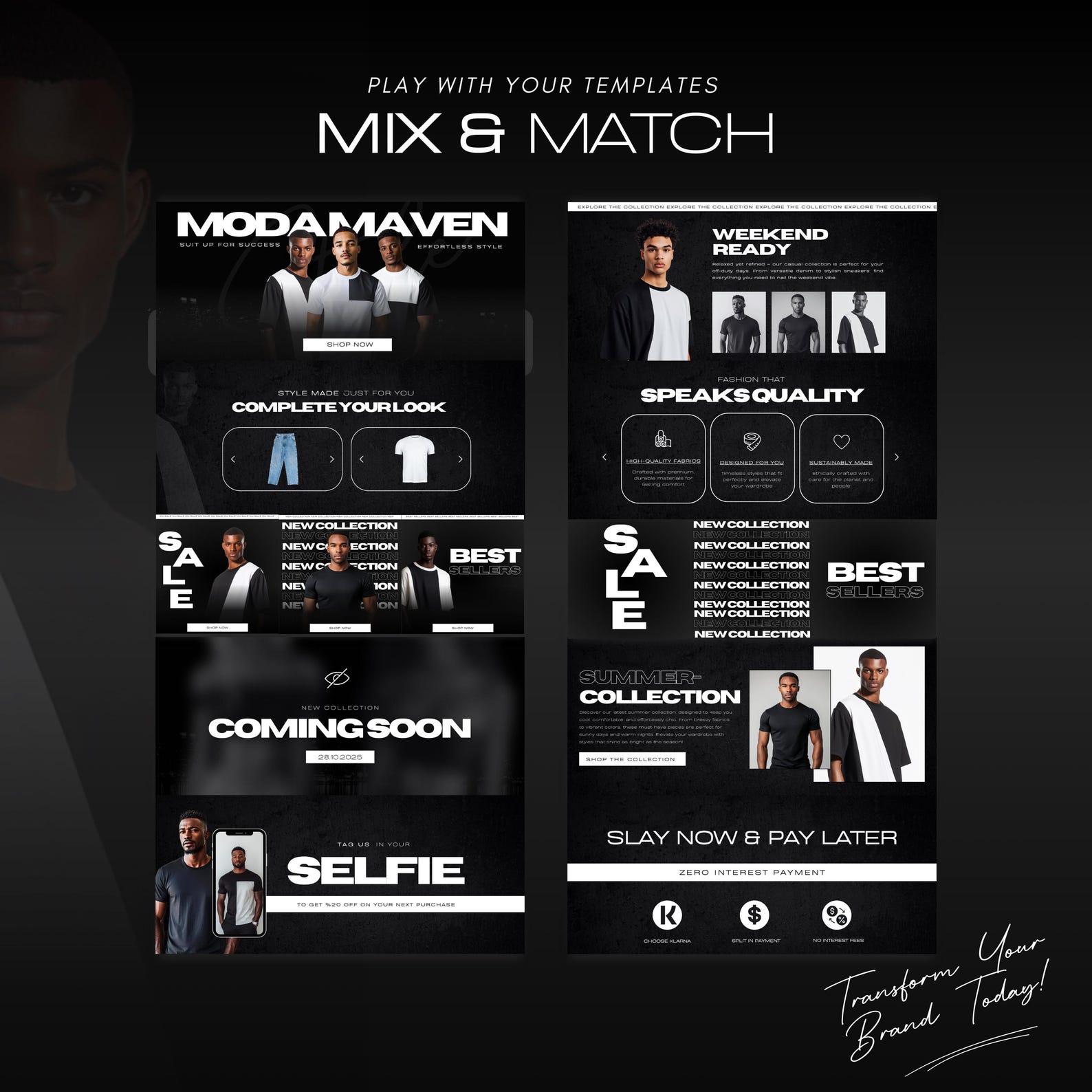 Men's Fashion Web Banners: 70+ Boutique & Streetwear Templates (canva ...