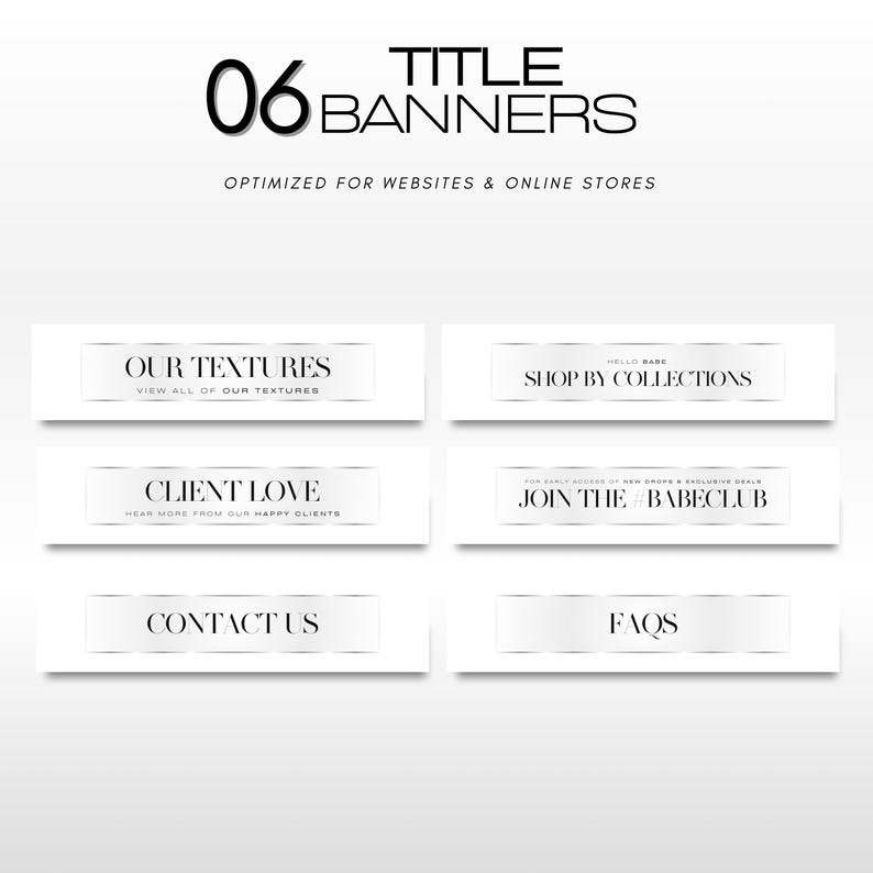 70 Hair Web Banners Bundle | Hair Stylists Website Banner Pack | Hair ...