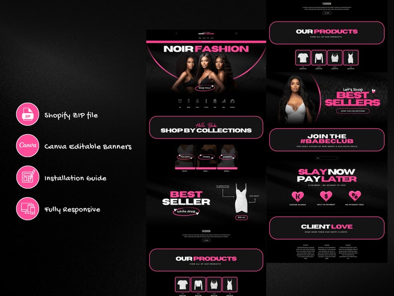 Fashion Shopify Theme | Streetwear Shopify Theme | Clothing Web Banners ...