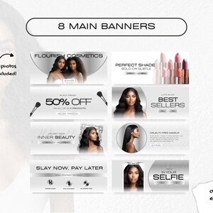 Beauty Shopify Theme | Lipgloss Business Web Banners | Cosmetics ...