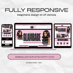 Hair Extension Shopify Theme, Wig Shop Website Template, Beauty Supply ...