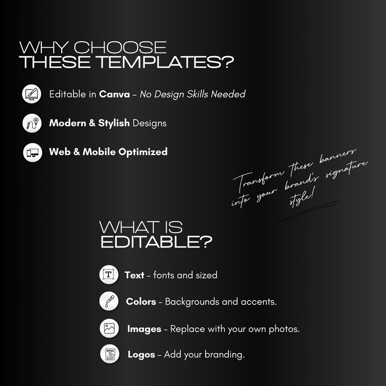 Tax Prep Banner Canva Template, Accountant Website and Mobile Banners ...