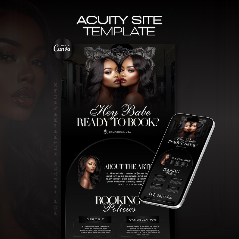 Acuity Scheduling Template Simple Booking Site Template Acuity ...
