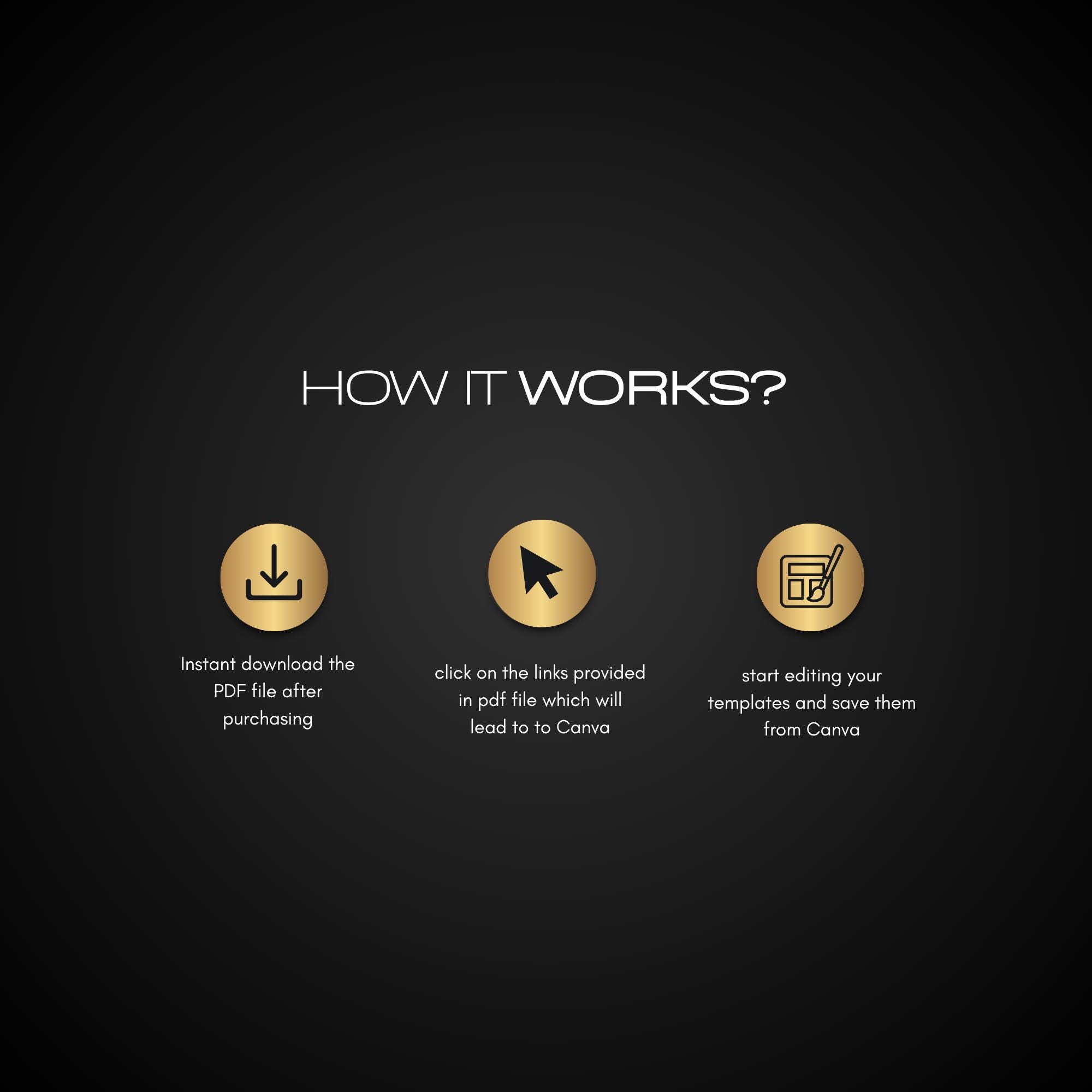 Gold Black Professional Email Signature Template for Gmail and Outlook ...