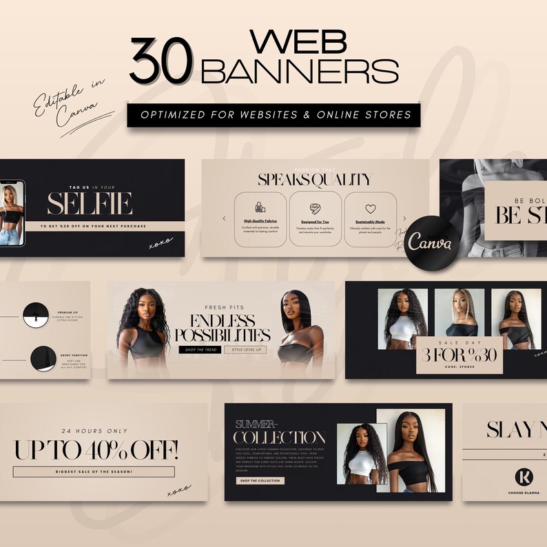 70 Luxury Fashion Web Banners | Clothing Website Banner | Streetwear ...