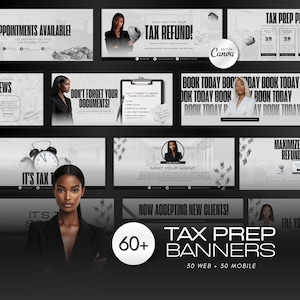 Tax Prep Banners - 60+ Web & Mobile Templates for Tax Season and ...