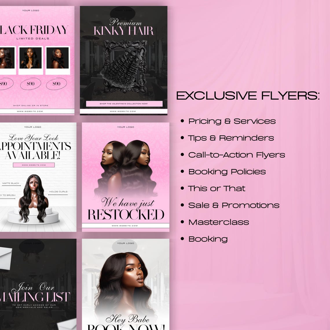 30 Luxury Hairstylists Flyers Hair Extensions Templates Valentines ...