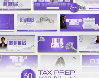 Tax Prep Flyers, 30 Editable Accountant & Tax Service Business ...