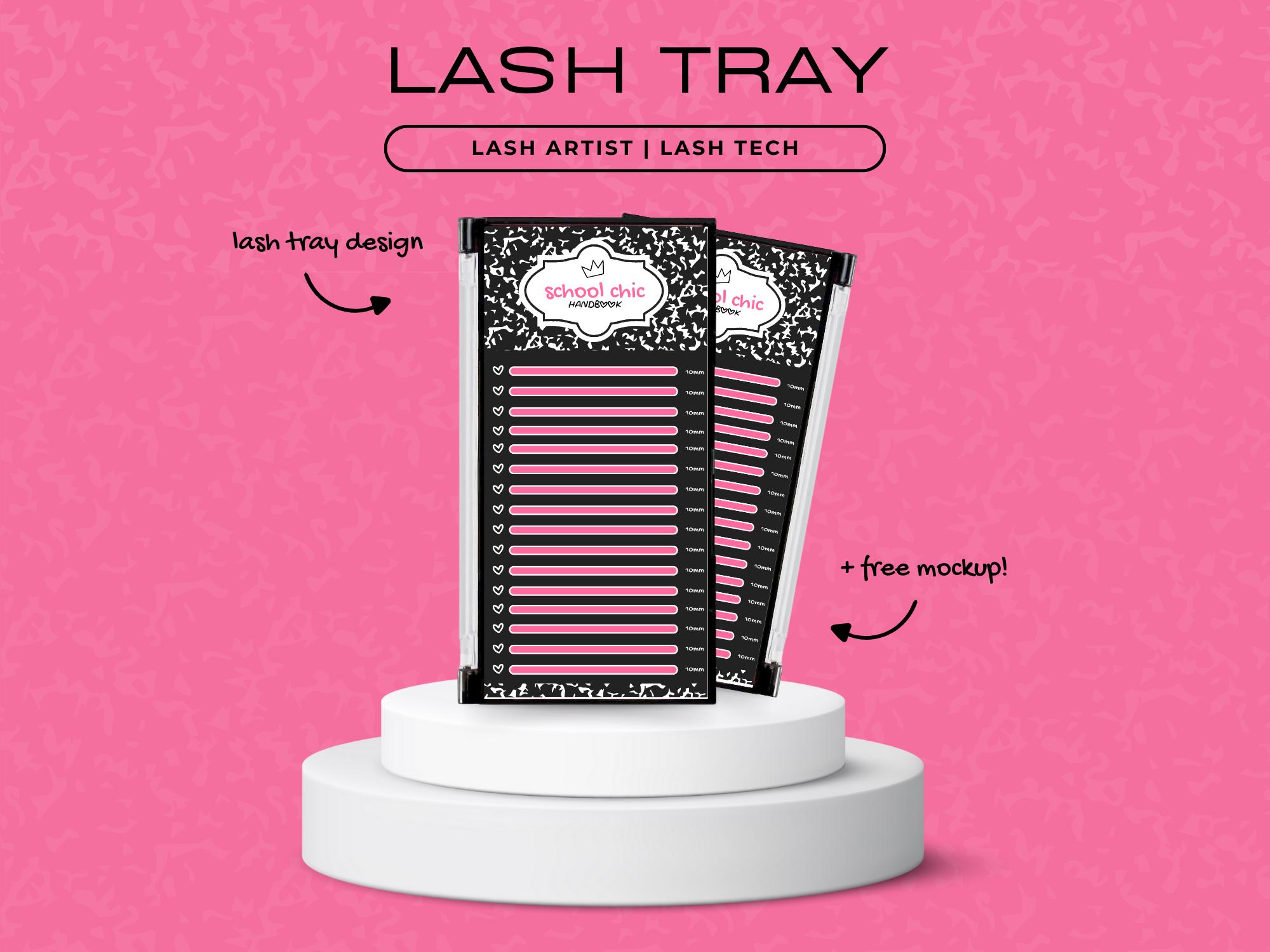 Lash Tray | Lash Tech Template | Lash Tray Template | Lash Try Mockup ...