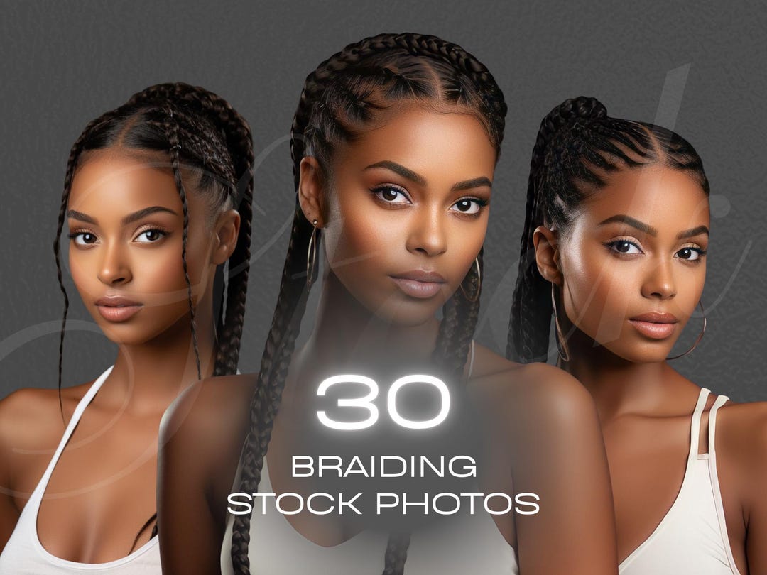 Braided Hair Stock Photos: Black Beauty Images (digital Download) - Etsy