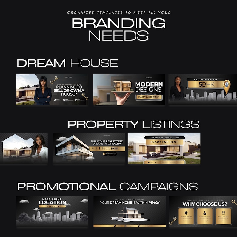 Real Estate Banner Templates, 30 Realtor Marketing Canva Designs ...