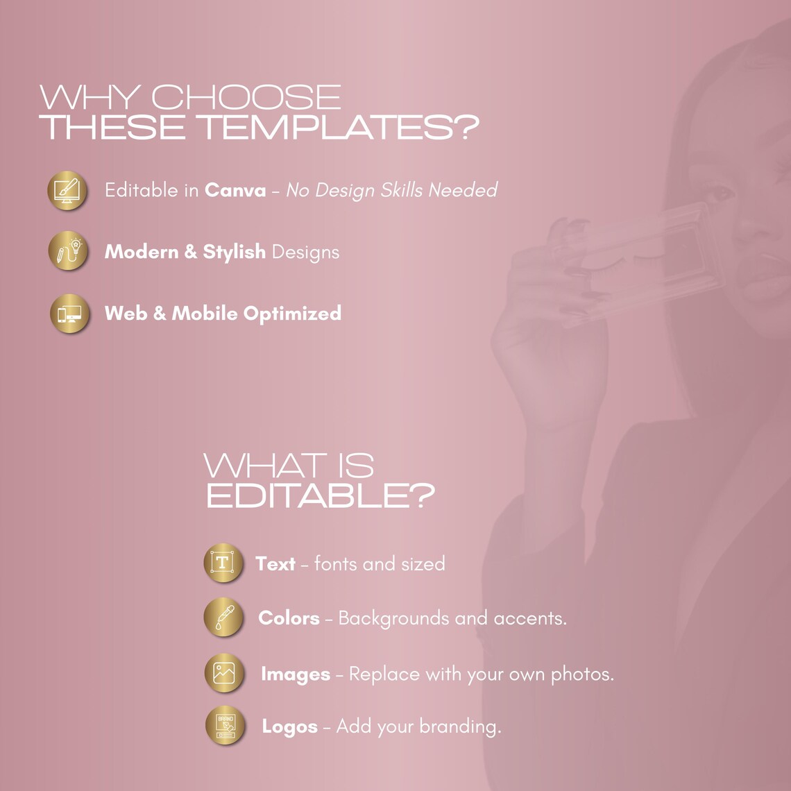 40 Lash Tech Flyers, Lash Tech IG Posts, Lash Tech Branding Kit, Lashes ...