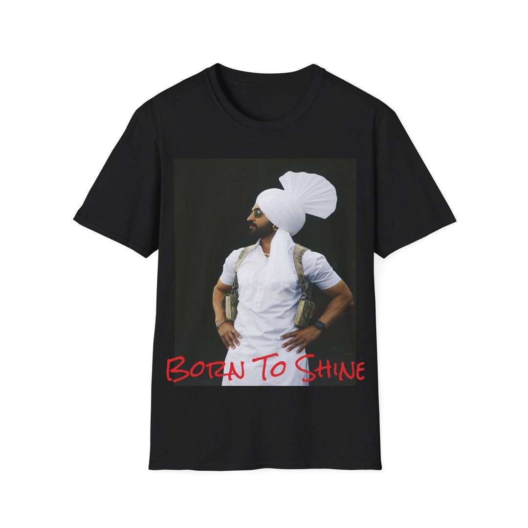 Diljit Dosanjh DIL-LUMINATI 2024 Tour Concert Fan Shirt, Born to Shine ...