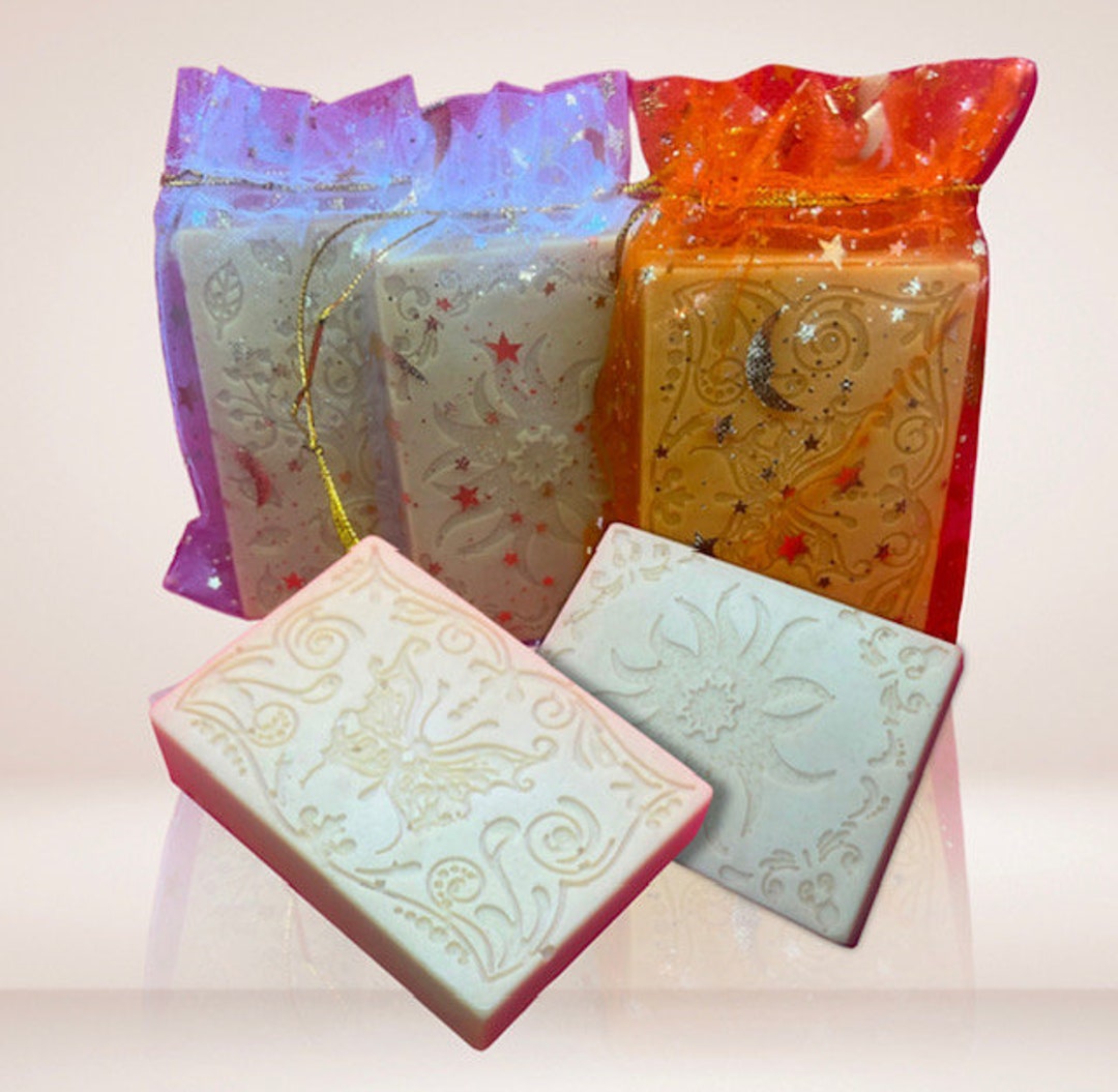 Turmeric Shea Butter & Coconut Milk Soap Bar, Handmade All-natural Soap, Cold Processed Soap ...