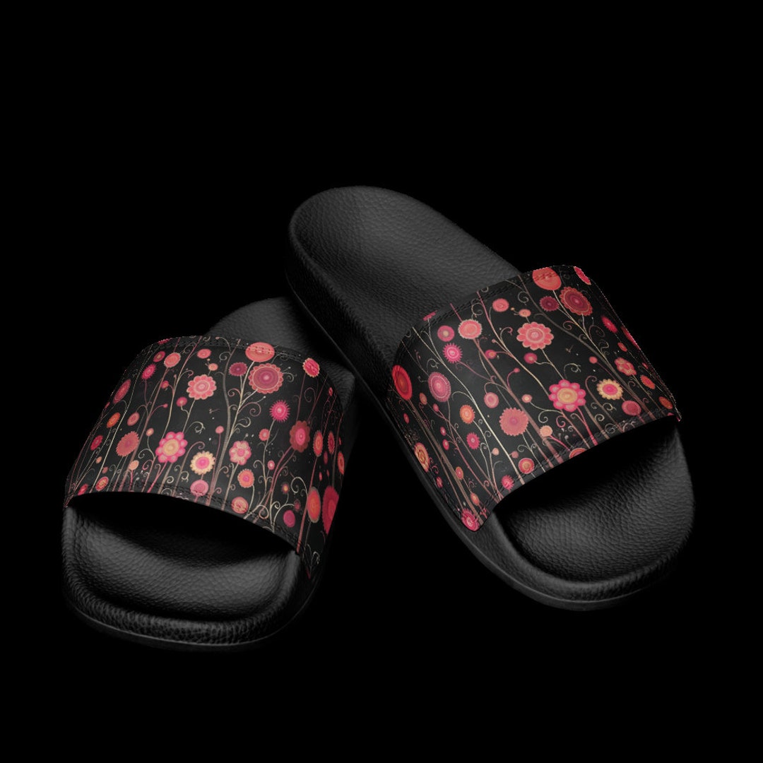 Pink Floral Sandals Cute Flower Sandals for Summer Pretty in Pink ...