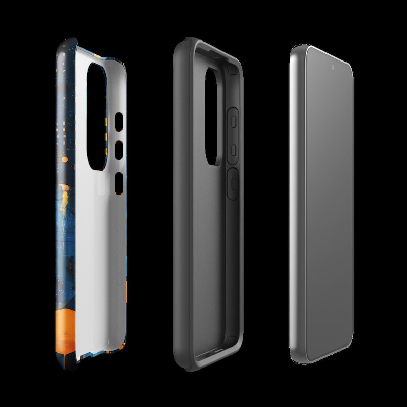 New York City Skyline Art Samsung Case NYC Street Phone Case Tough ...