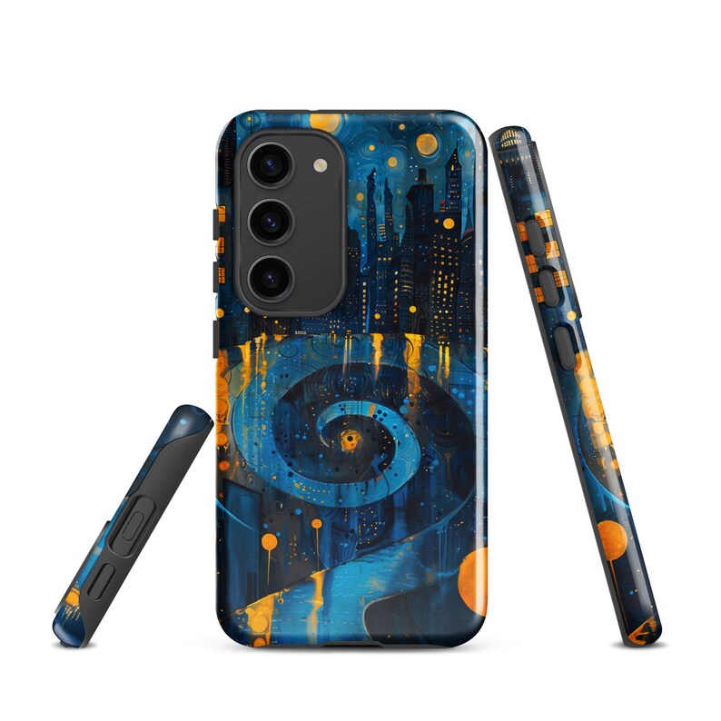 New York City Skyline Art Samsung Case Whimsical NYC Design Tough ...