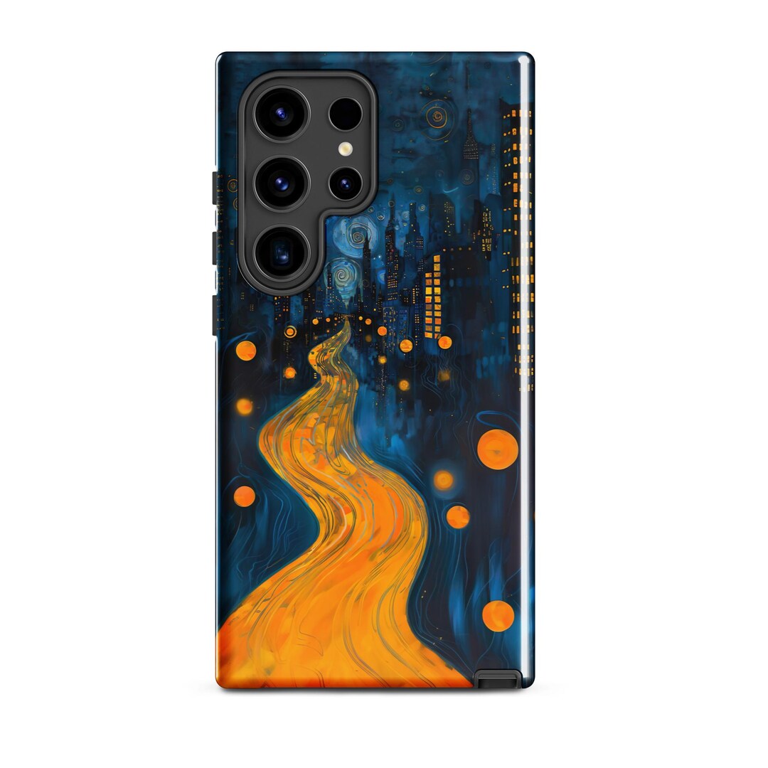 New York City Skyline Art Samsung Case - NYC Street Phone Case - Tough ...