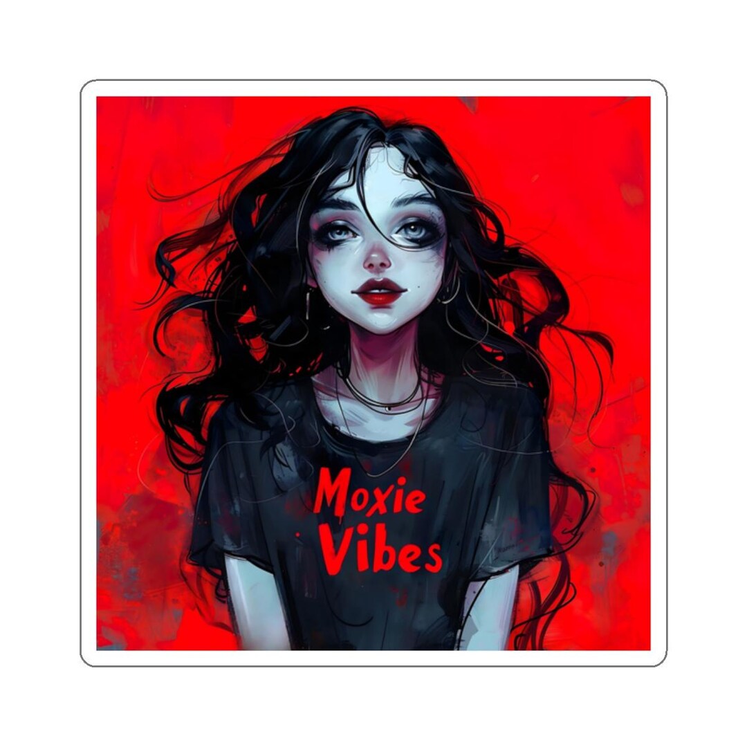 Moxie Vibes Girl Decal - Sassy Girl Sticker for Laptops and More ...