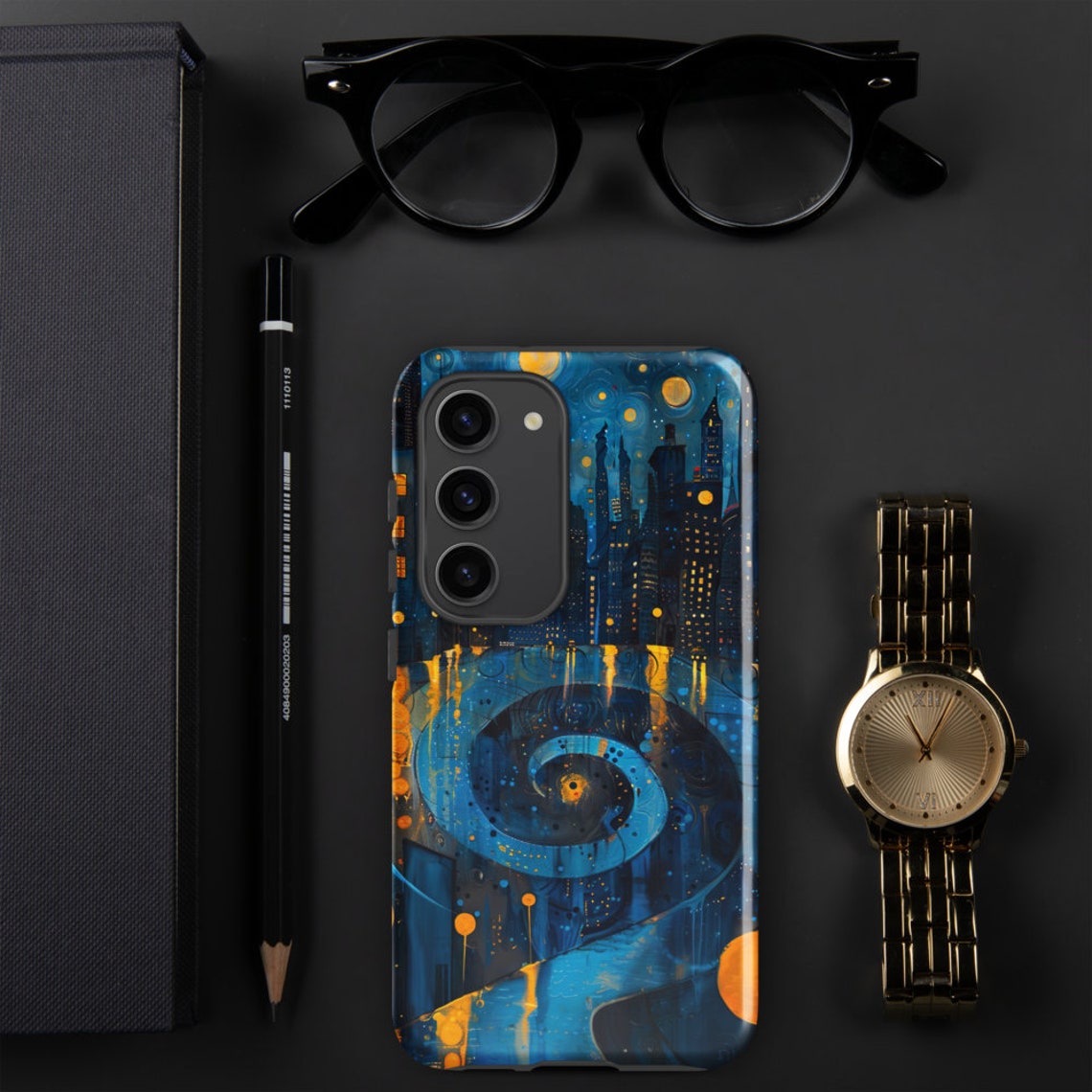 New York City Skyline Art Samsung Case NYC Street Phone Case Tough ...