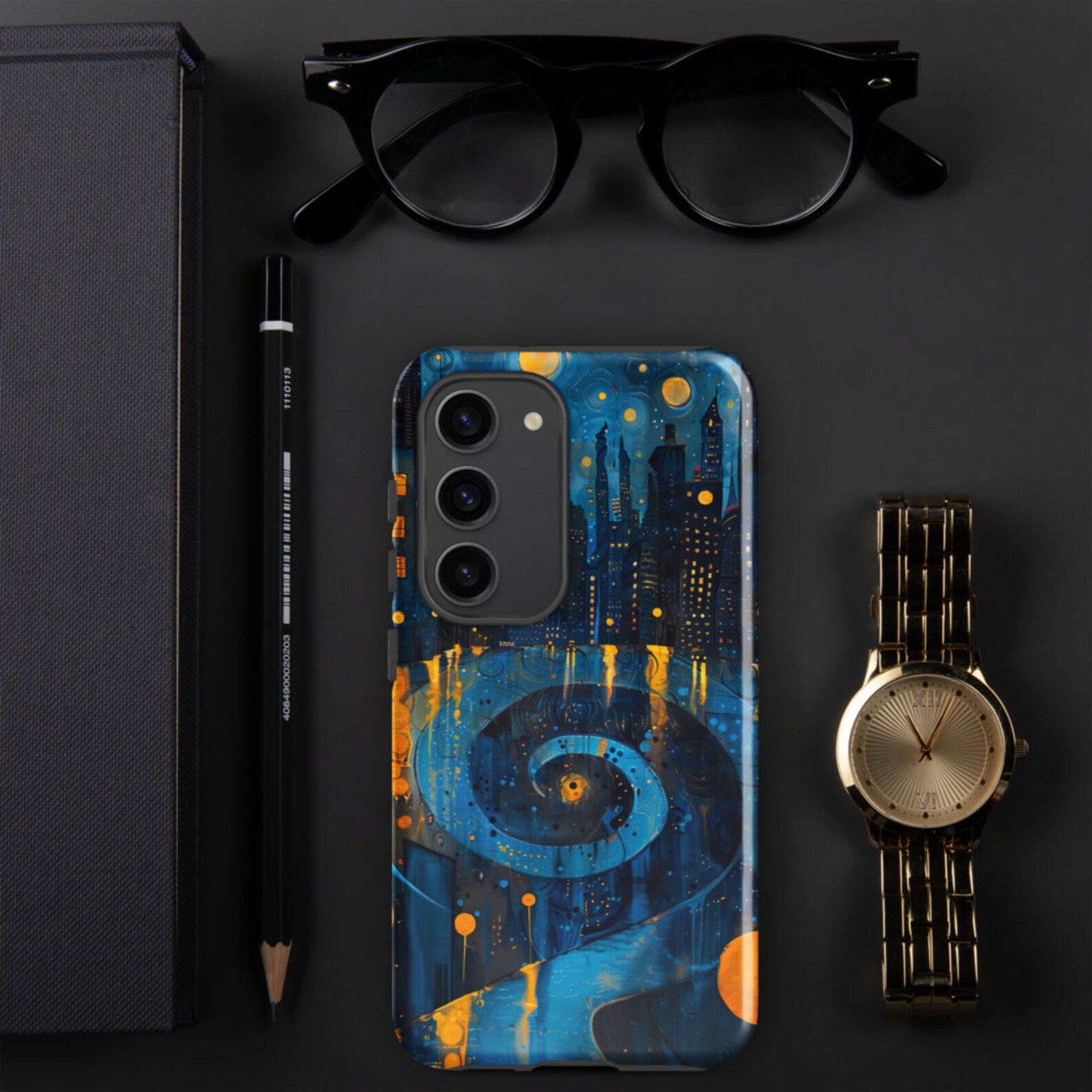 New York City Skyline Art Samsung Case NYC Street Phone Case Tough ...