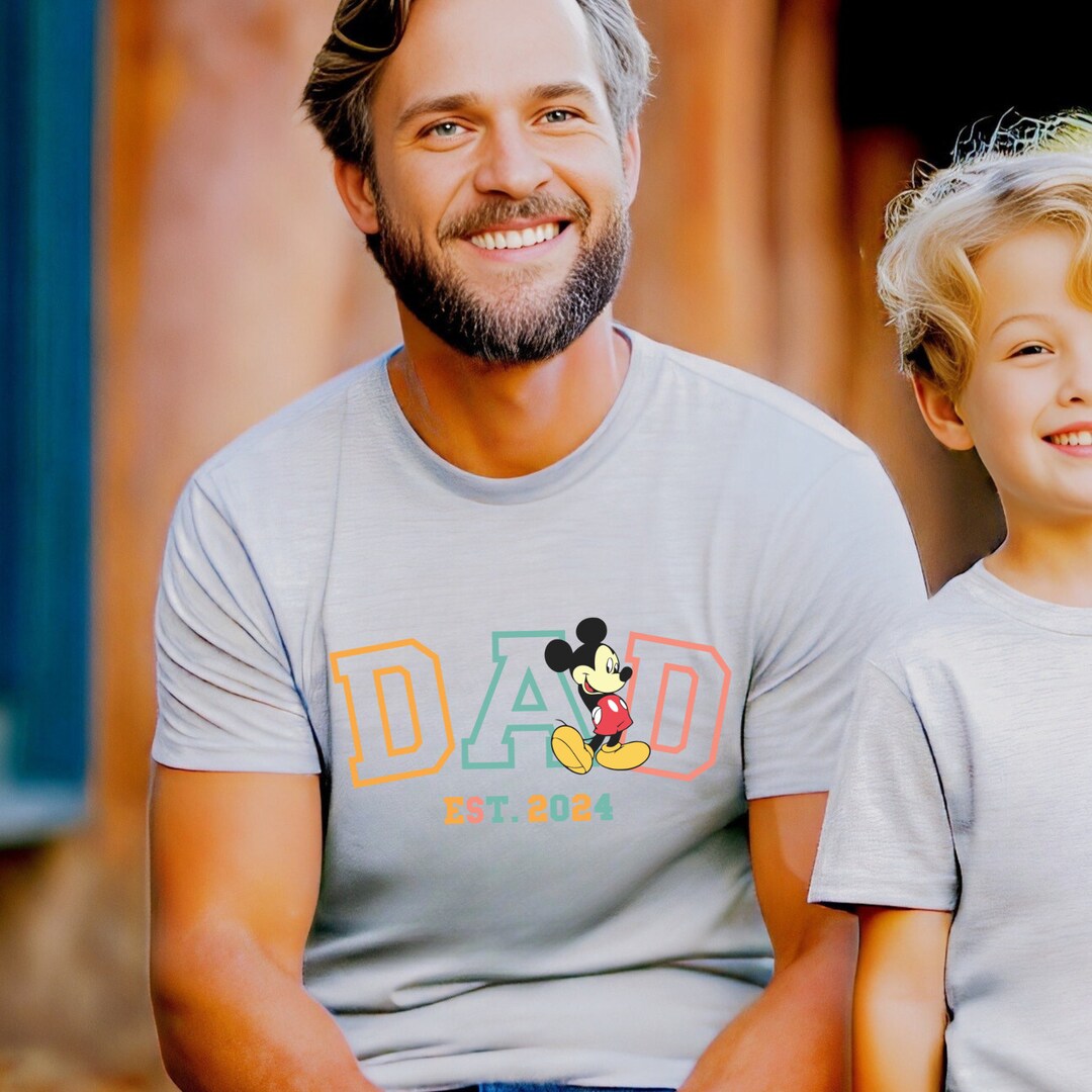 Disney Dad Mickey Mouse Shirt, Fatherhood Sweatshirt, Family Vacation ...