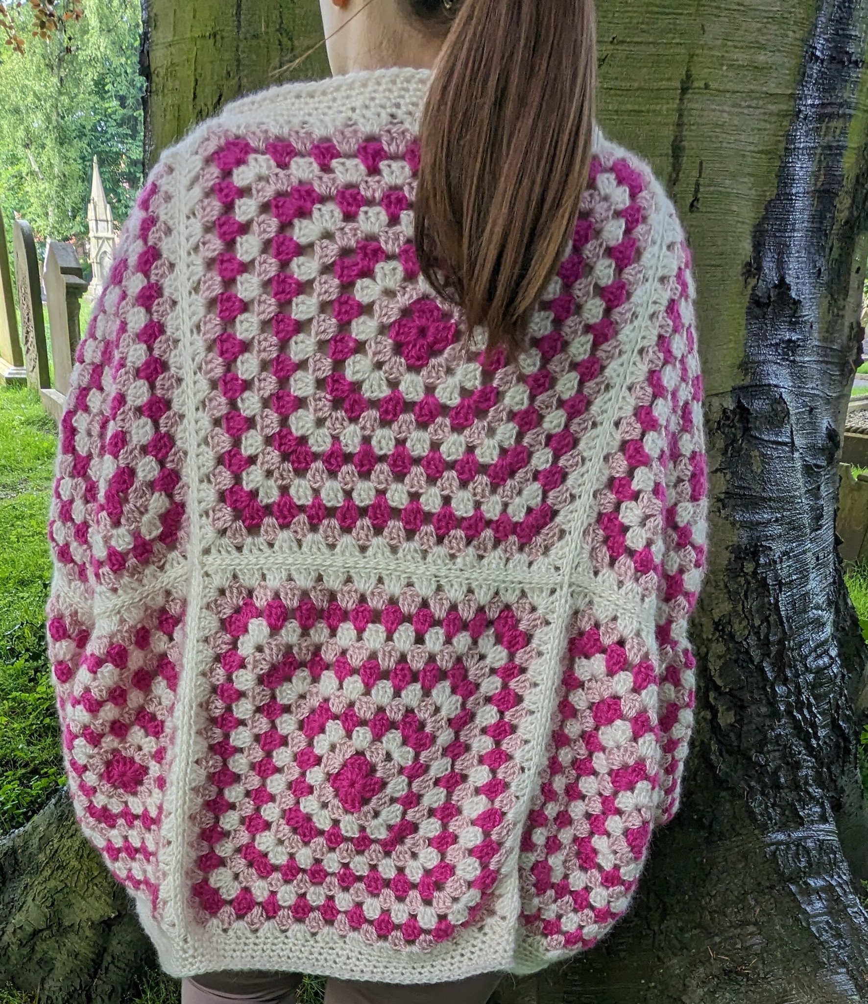 Oversized Granny Square Cardigan - Etsy