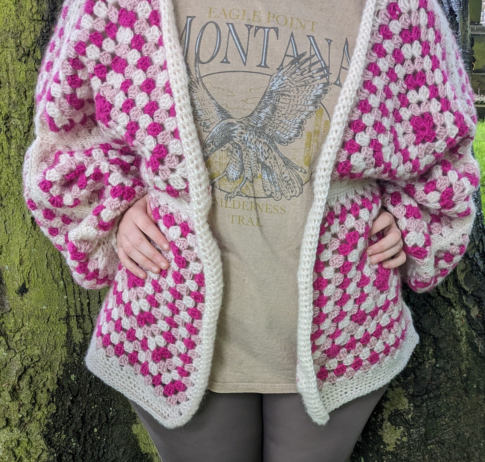 Oversized Granny Square Cardigan - Etsy