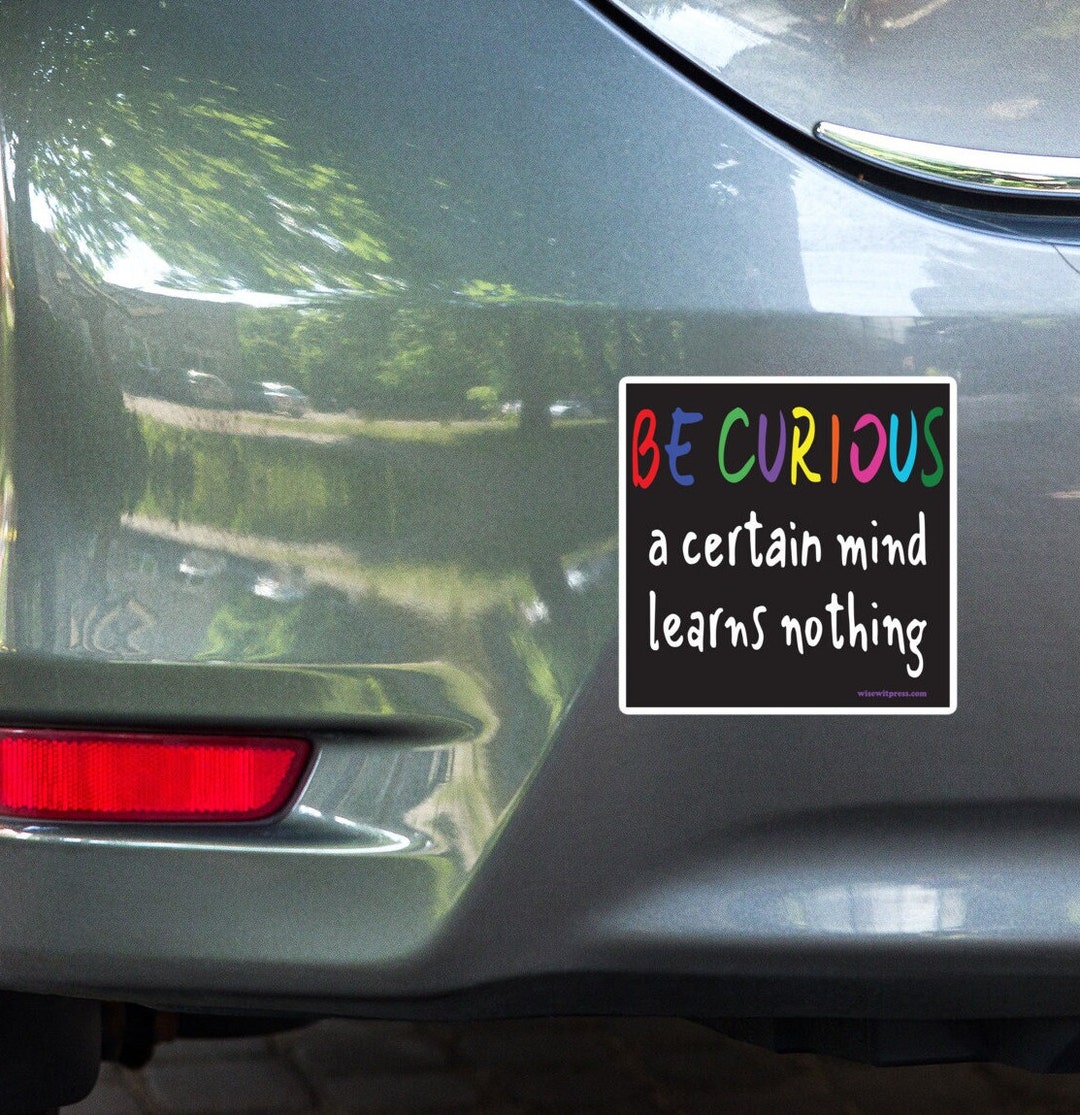 Be Curious Sticker - Etsy