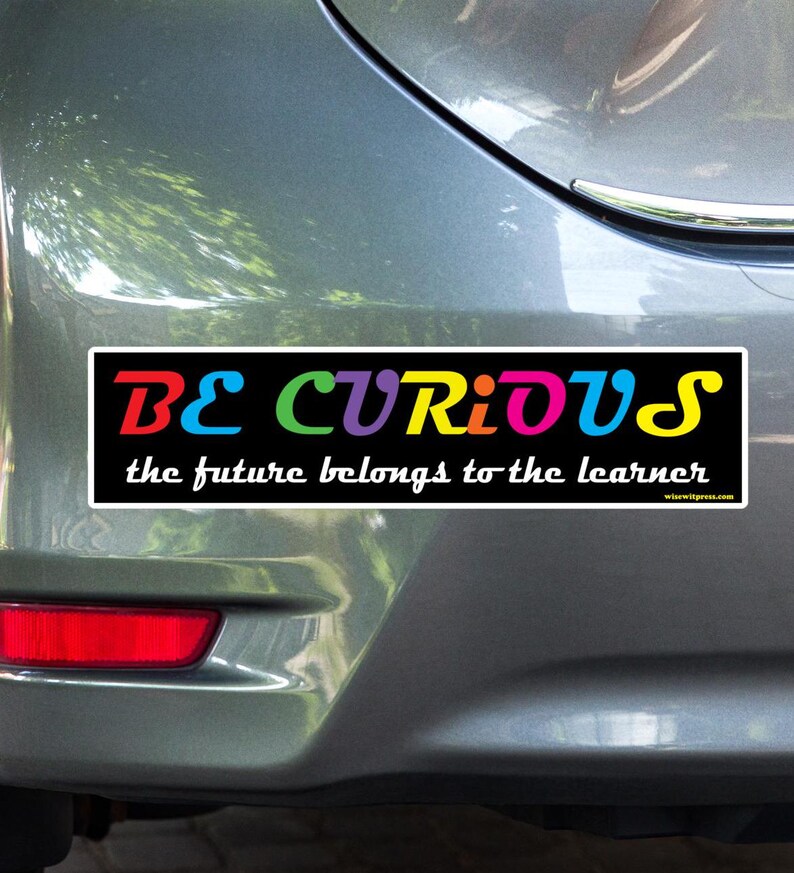 Be Curious Sticker - Etsy