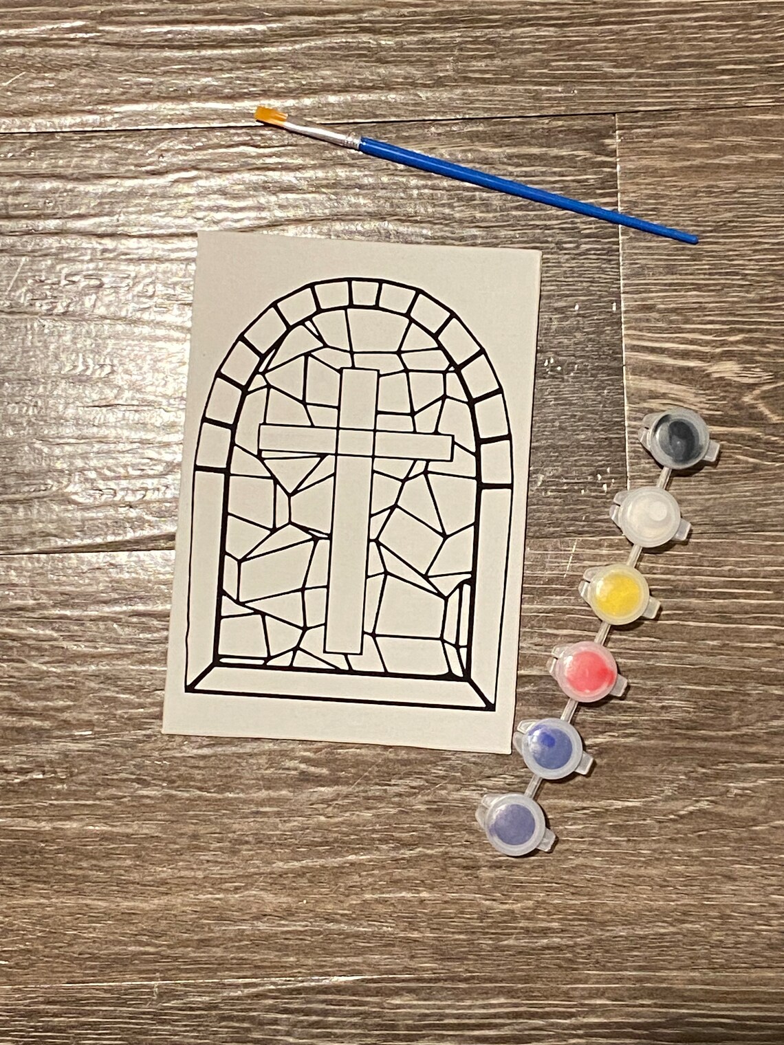 Cross Stained Glass Paint Kit - Etsy