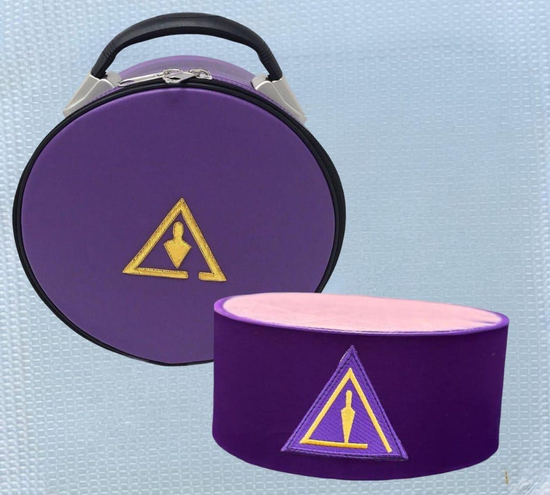 Masonic Council Crown Cap & Case All Size Available ; Trowel With Hand ...