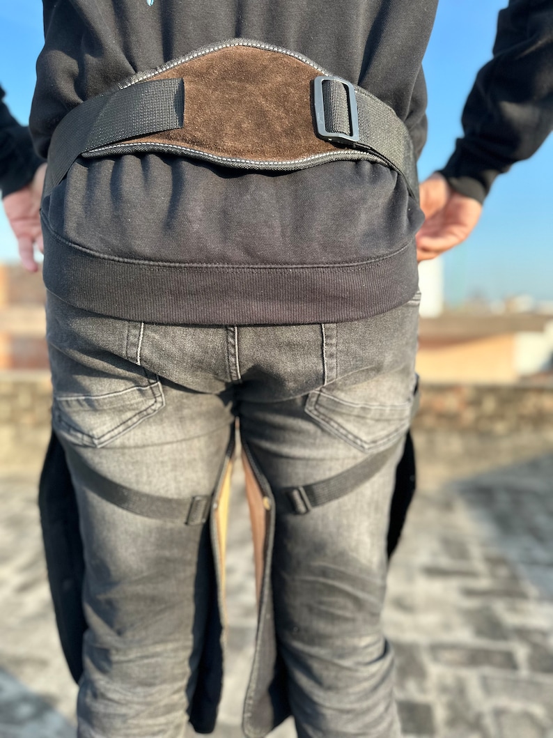 Handmade Full Grain Leather Farrier Chap With Tool Pockets - Etsy