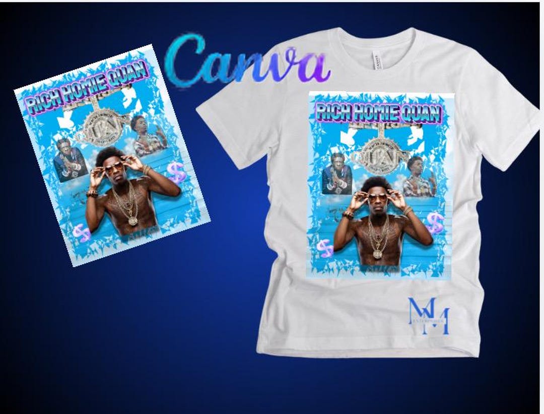 RIP Rich Homie Quan Memorial Tshirt Design Only - Etsy