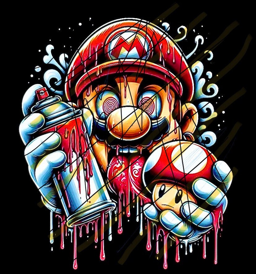 Video Game Character Drip Style - Etsy