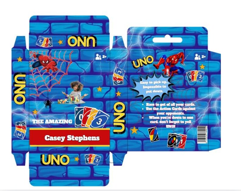 Editable Uno Template Instant Download - Etsy UK